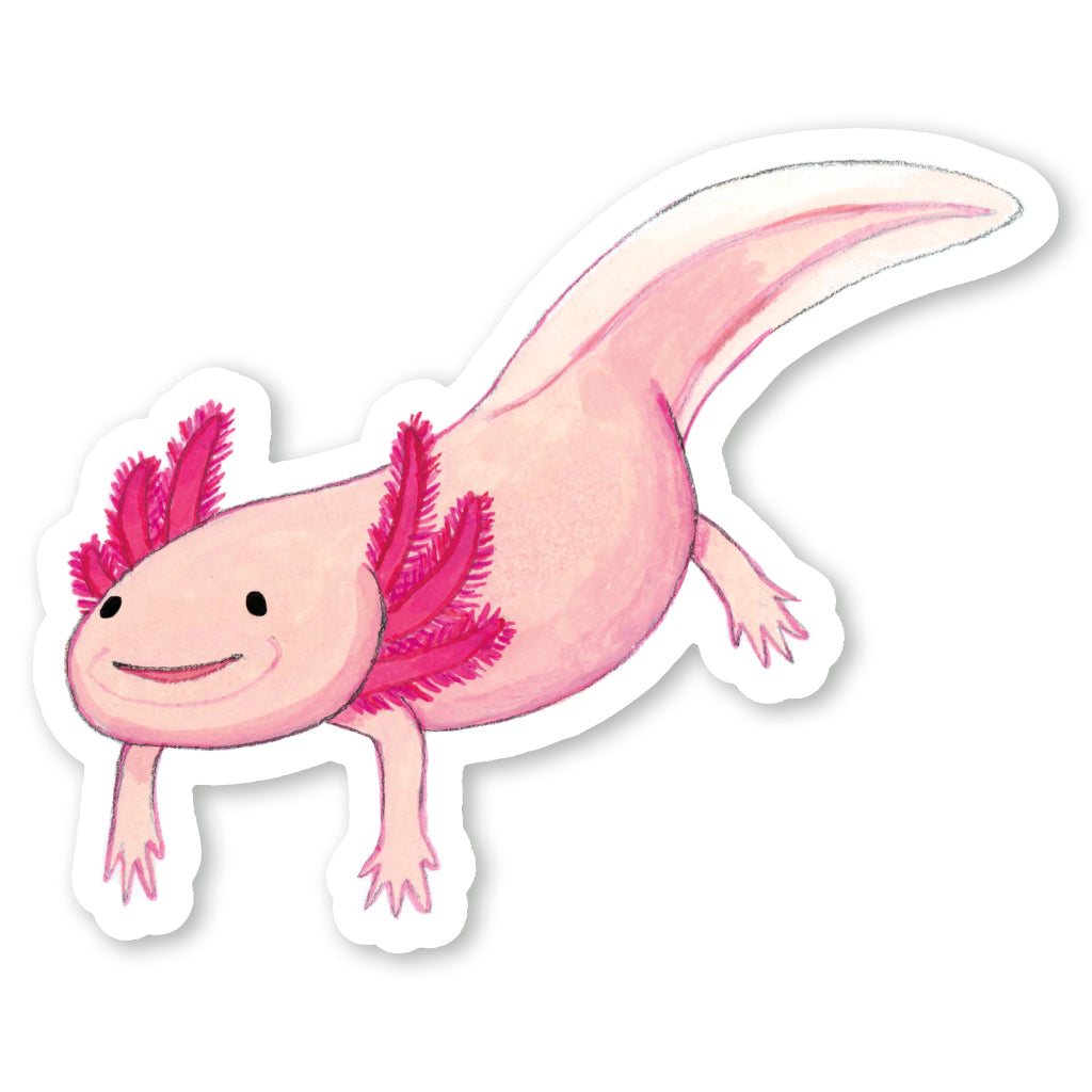 Axolotl Sticker by Party Mouse Studio