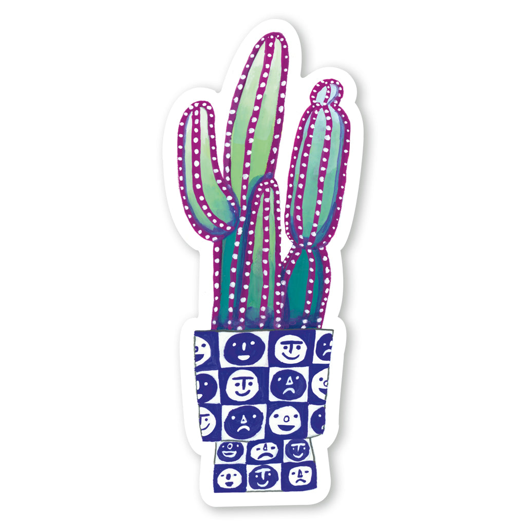 Cactus Sticker by Party Mouse Studio