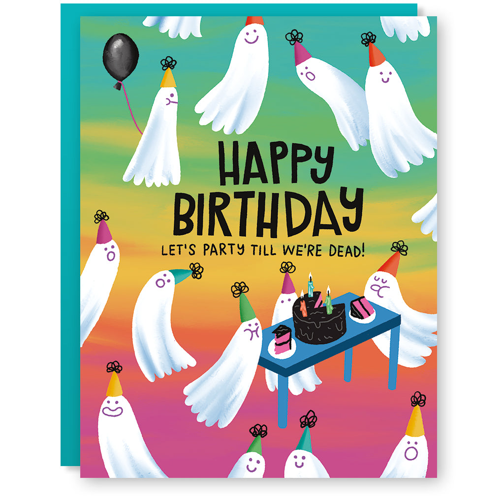 Ghost Birthday Card (W) — Party Mouse Studio