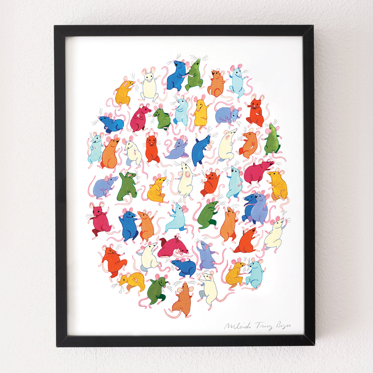 Mice Party Print by Party Mouse Studio