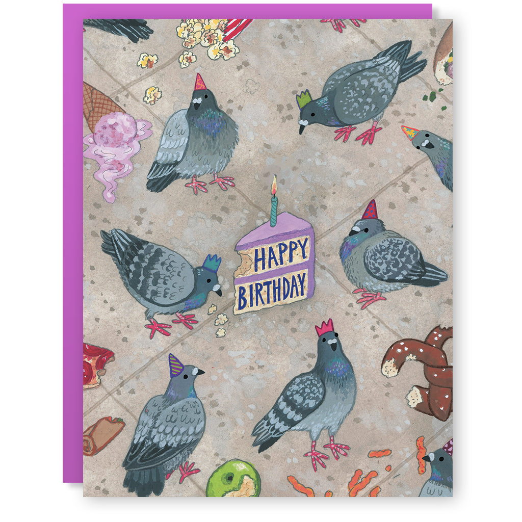 Pigeon Birthday Card — Party Mouse Studio