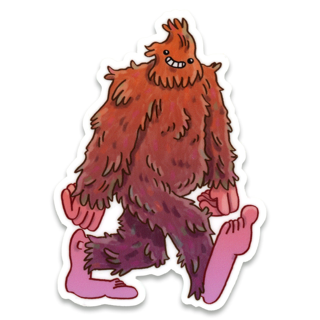Bigfoot Sticker by Party Mouse Studio