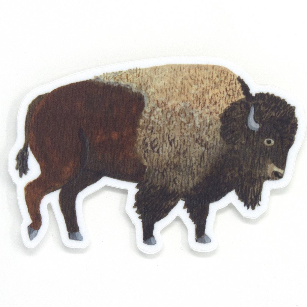 Bison Sticker by Party Mouse Studio