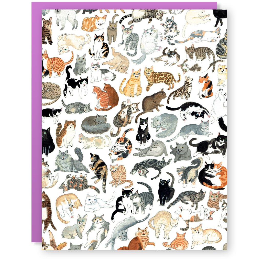 Cat Clutter Card — Party Mouse Studio