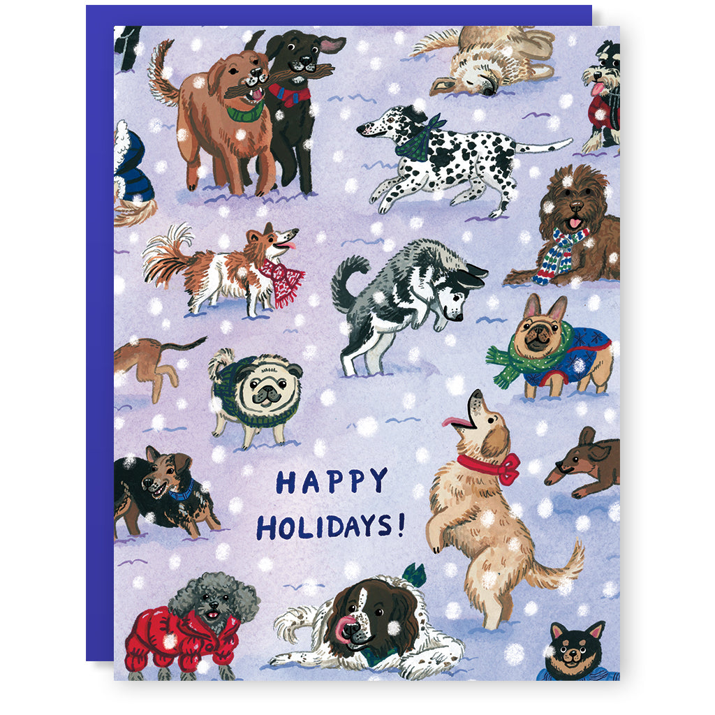 Holiday Dogs Card — Party Mouse Studio