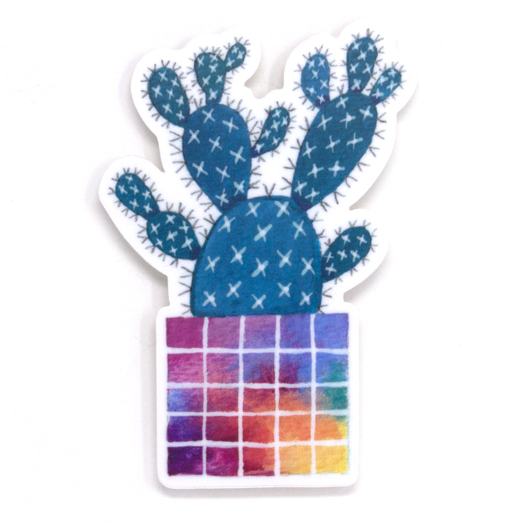 Prickly Cactus Sticker by Party Mouse Studio