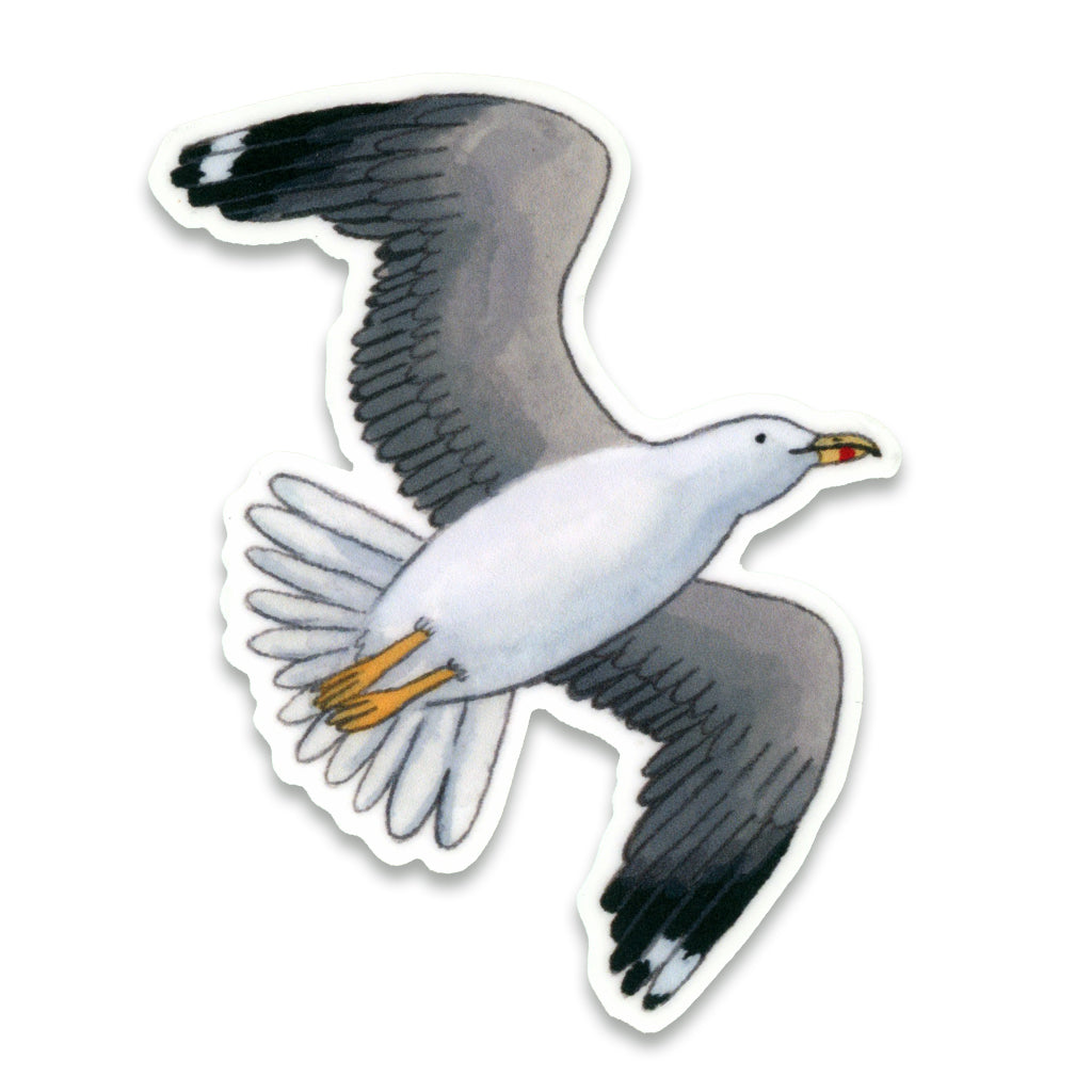 Seagull Sticker by Party Mouse Studio