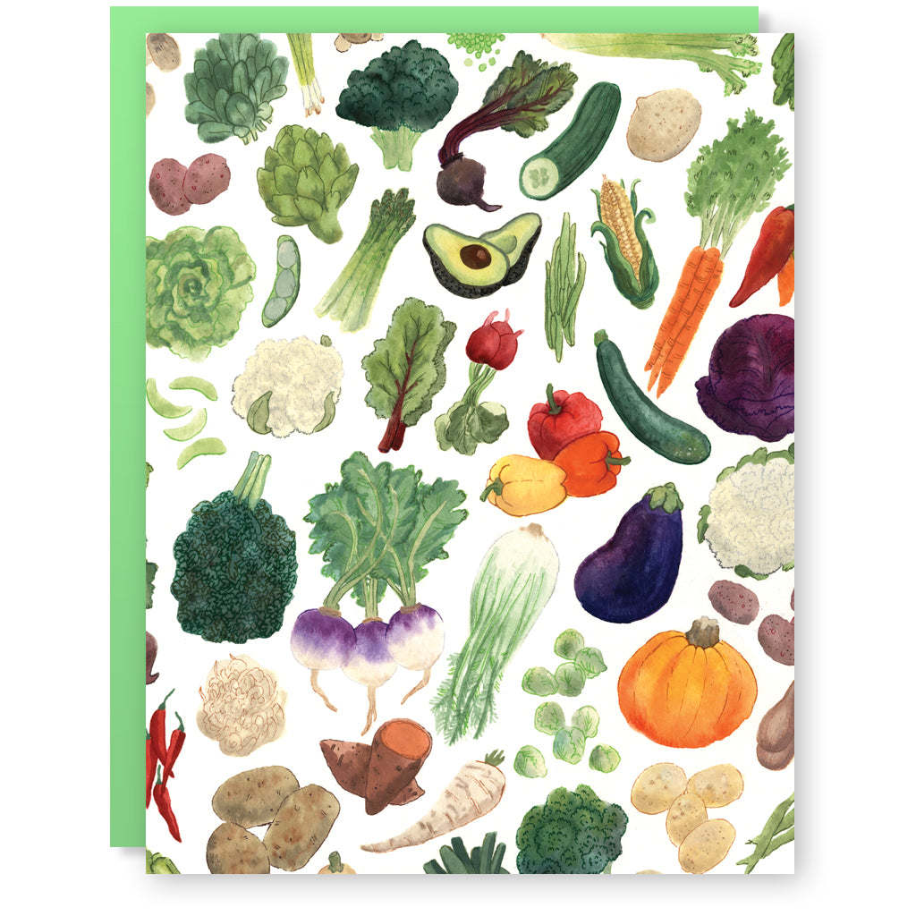 Veggie Card — Party Mouse Studio