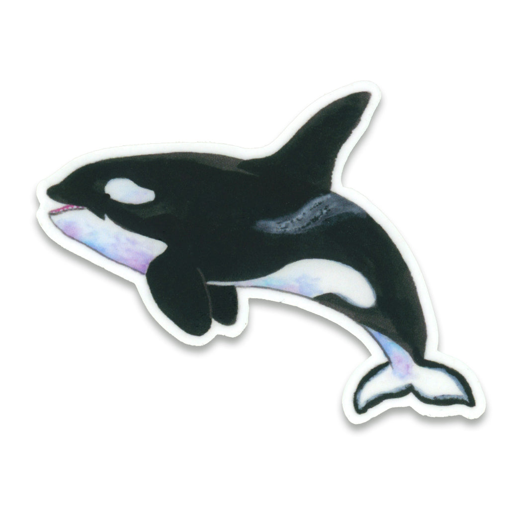 Orca Sticker by Party Mouse Studio